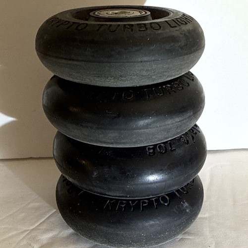 KRYPTONICS INLINE SKATE WHEELS KRYPTO TURBO LIGHT 70.8mm (used - lot of ...