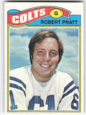 1977 Topps #456 Robert Pratt FOOTBALL Baltimore Colts | eBay