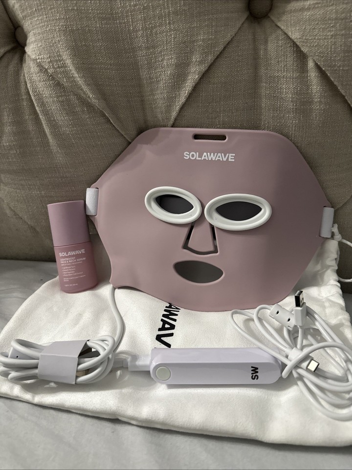 Solawave Wrinkle Retreat Red Light Therapy Face Mask - NEW And SEALED ...