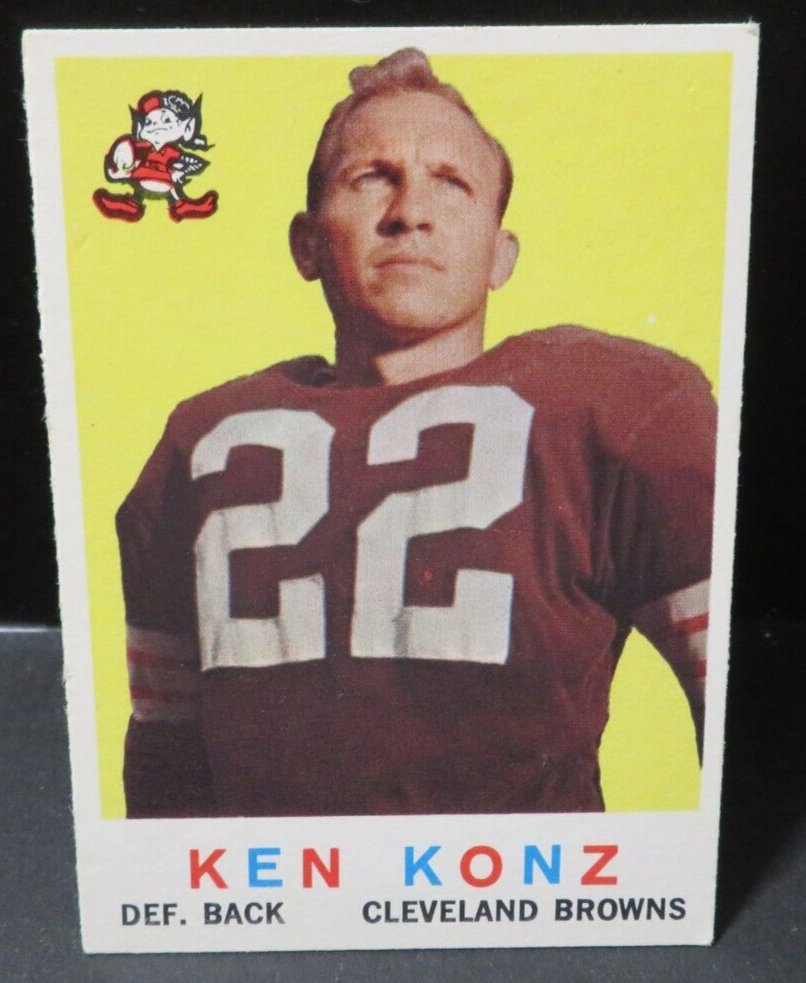 #4673 1959 TOPPS FOOTBALL KEN KONZ #54 | eBay