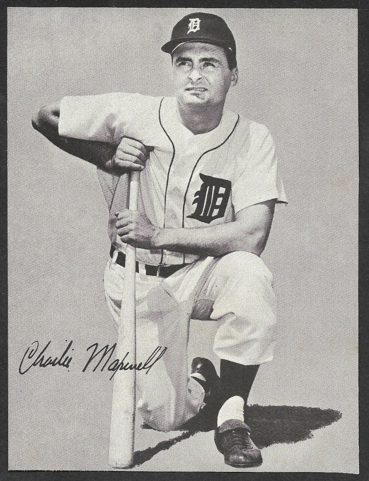 Charlie Maxwell TIGERS UNSIGNED 4-1/8 x 5-3/8 VINTAGE MAGAZINE PHOTO #5 ...