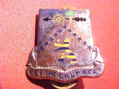 US Military 225th Infantry Regiment Pin Clutchback Crest Medal Badge ...