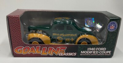 Ertl Goal Line Classics Green Bay Packers 1940 Ford Modified Coupe ...