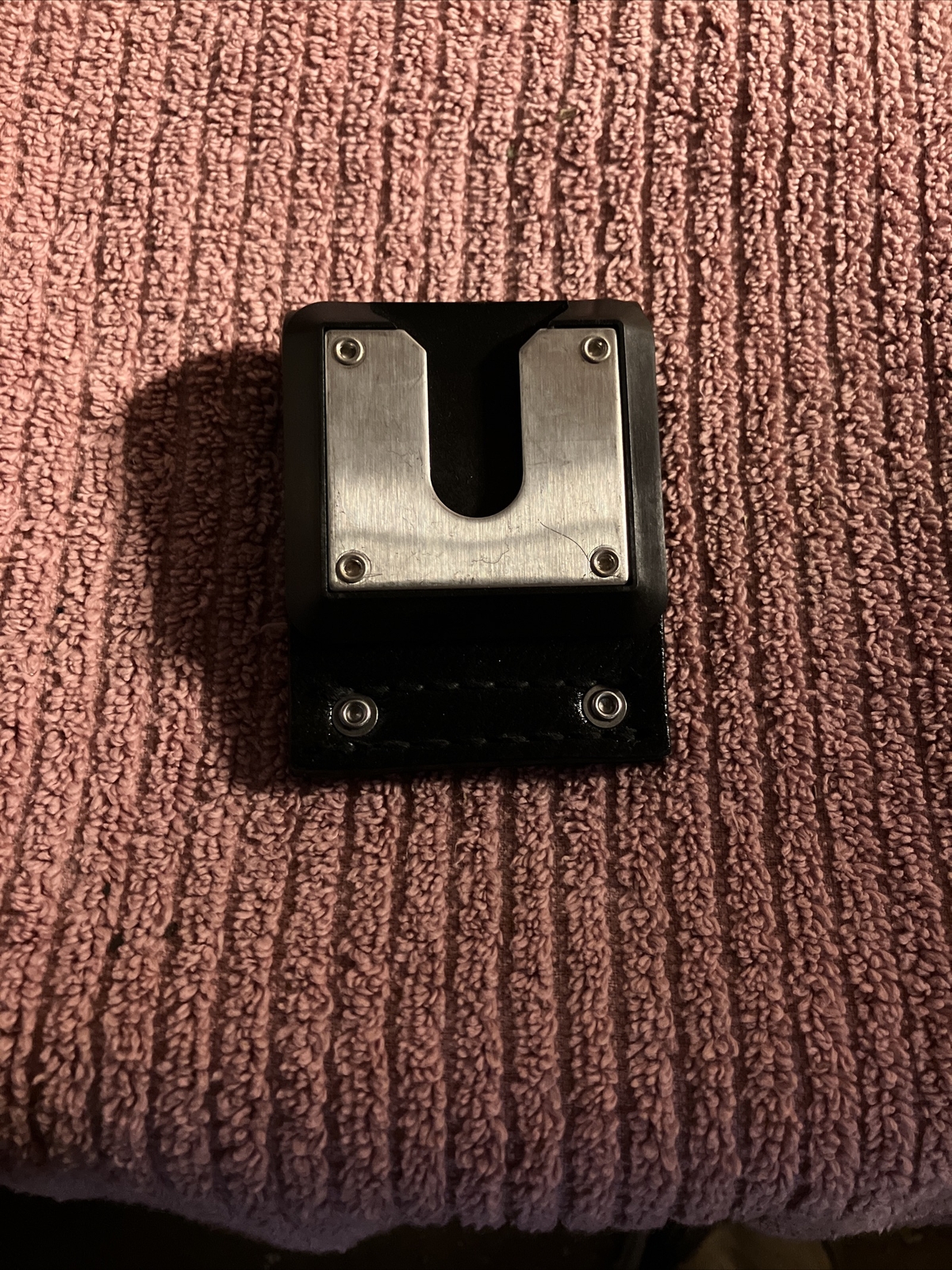 Police Duty Belt Radio Holder with Stainless Swivel Belt Loop Black ...