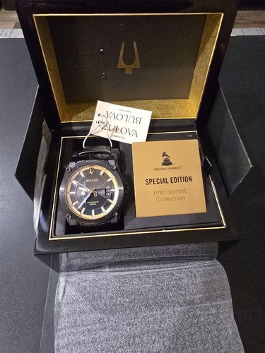 Bulova Precisionist 98B293 Grammy Award Special Edition Men’s Watch in ...