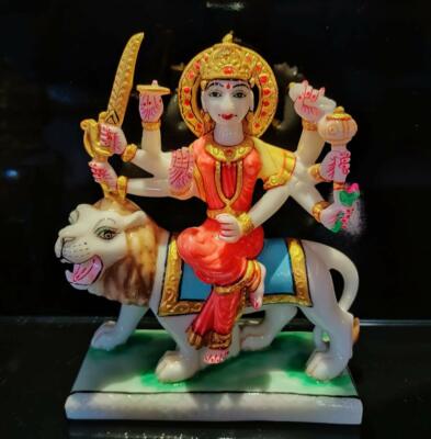 Ashtabhuj Maa Durga Devi Idol Statue Figurine 10 Inch | eBay Australia