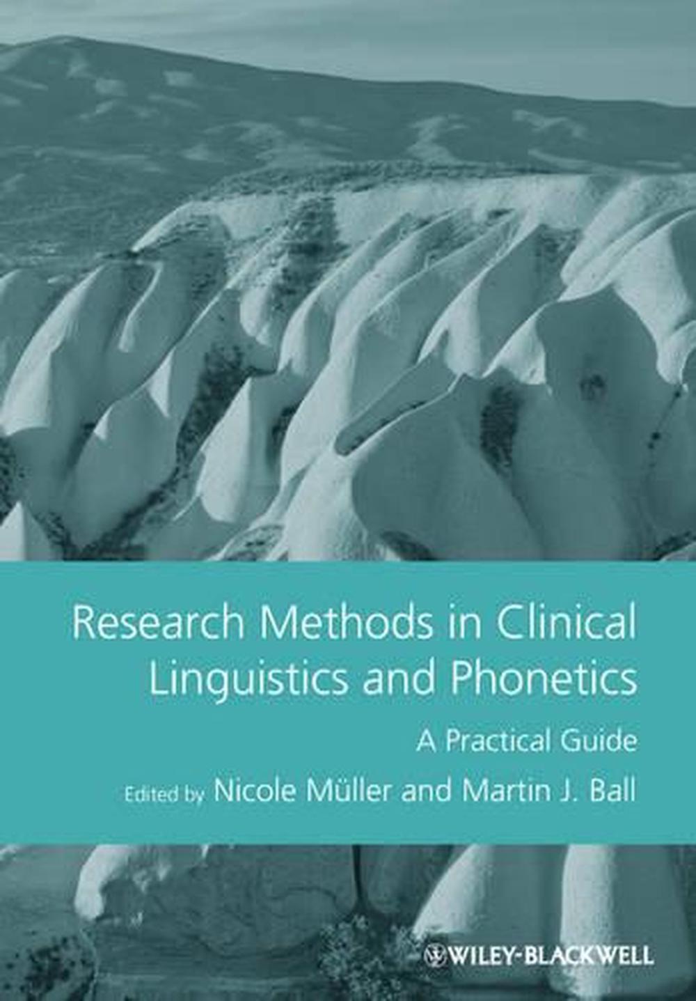 Research Methods in Clinical Linguistics and Phonetics: A Practical ...