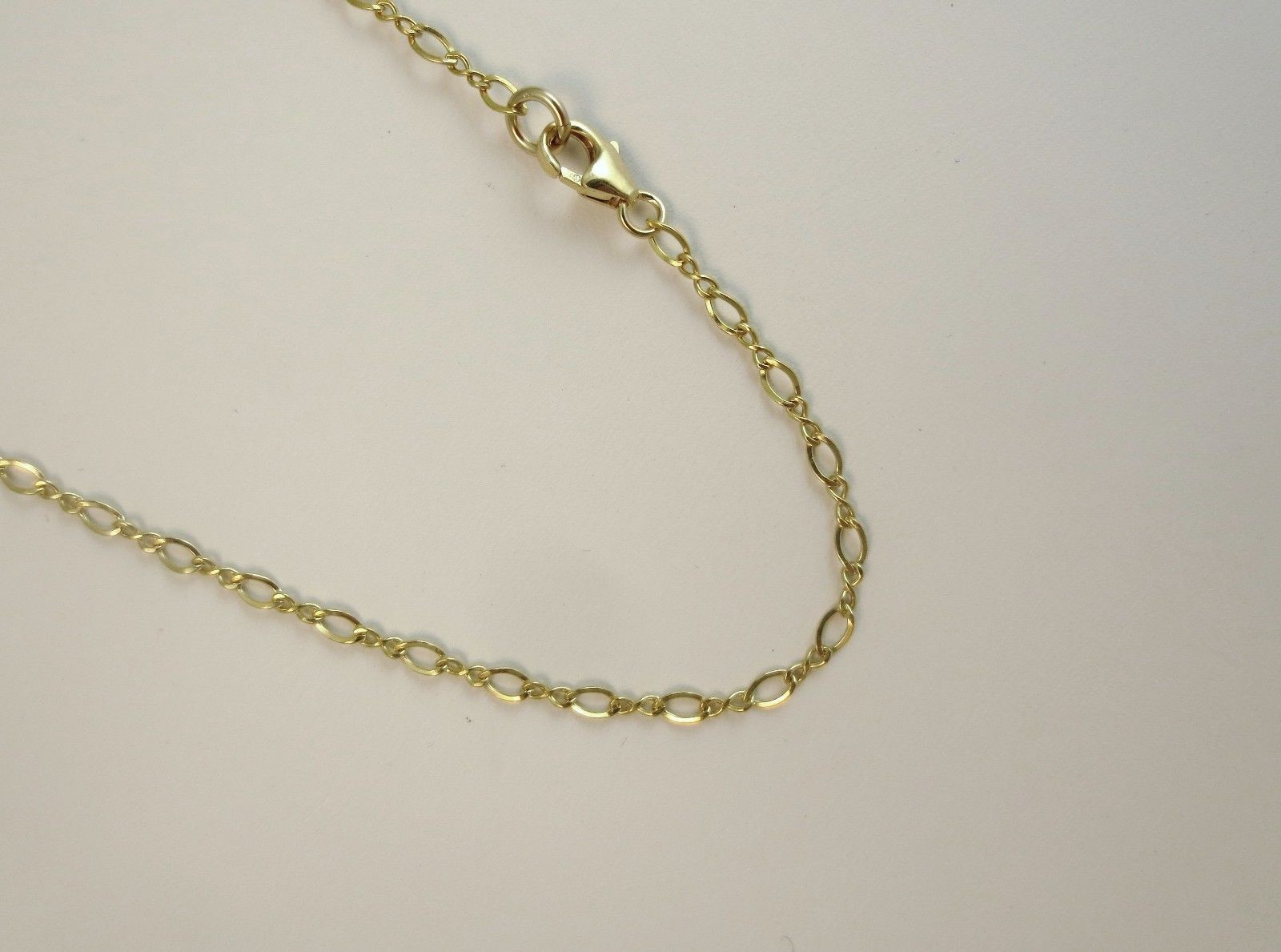 14 to 30 inch, 14k Gold Filled(1/20 of 14k) 2.2mm Flat Link Chain ...