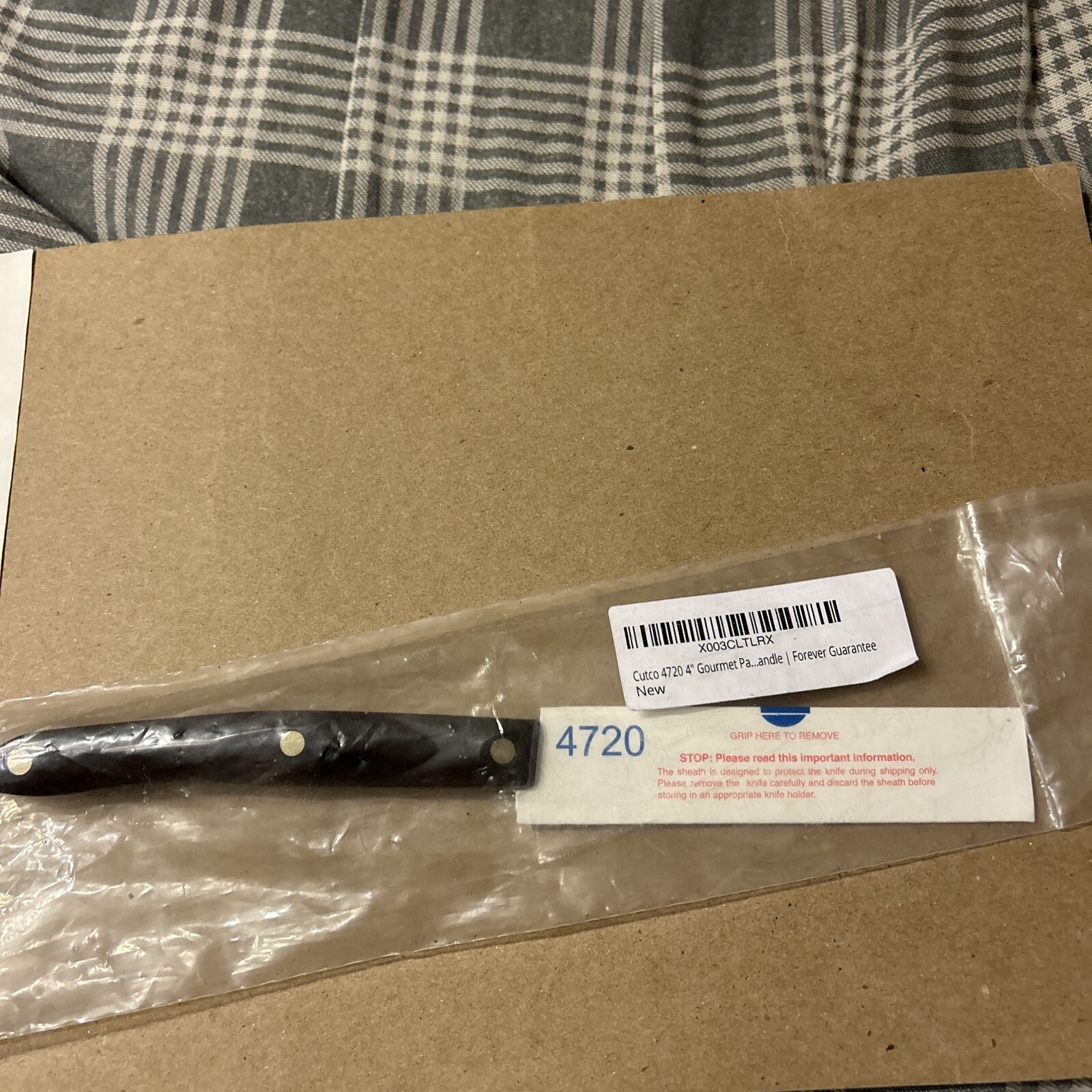 CUTCO 4 inch Paring Knife 4720 SEALED | eBay