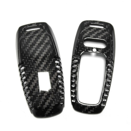 Real Carbon Remote Key Case Key Fob Cover For Audi A3 S3 RS3 8Y 2020 ...