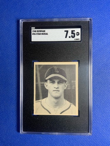 1948 Bowman Stan Musial #36 SGC 7.5 Rare High Grade Rookie Card*HOF* | eBay