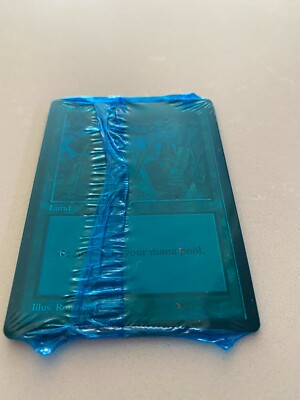 MTG - APAC lands set sealed 'blue' RARE pack of 5. Ultra hard to find ...