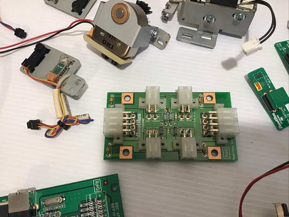 LOT of Nautilus Hyosung ATM Dispenser Parts Belts Motor Solenoid Sensor ...