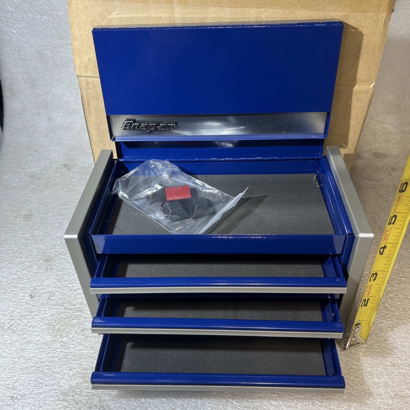 Snap-on Midnight Blue Mini Micro Tool Box ~ Top Chest - KMC923APOL *NEW ...