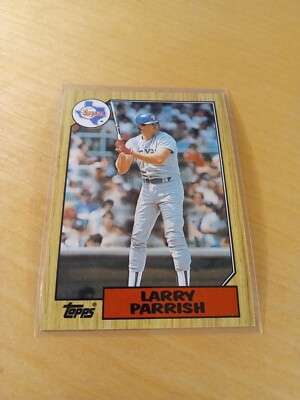 1987 Topps #629 LARRY PARRISH Texas Rangers Baseball Card, 3rd Baseman ...