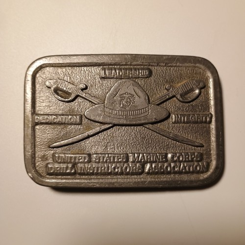 Vintage CD Hit Belt Buckle Made In USA United States Marine Corps Drill ...