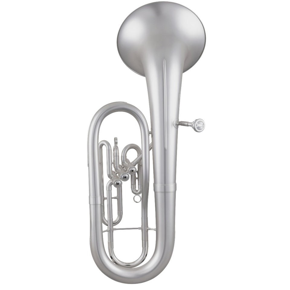 King 625 Diplomat 3 Valve Baritone Horn Satin Silver Finish | eBay