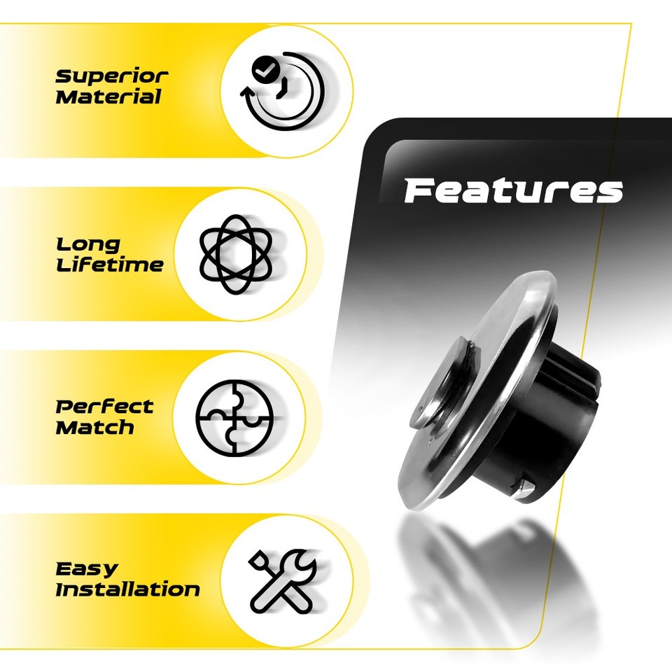 Universal Motorcycle Gas Fuel Tank Cap Cover Lock With 2 Keys For ATV ...