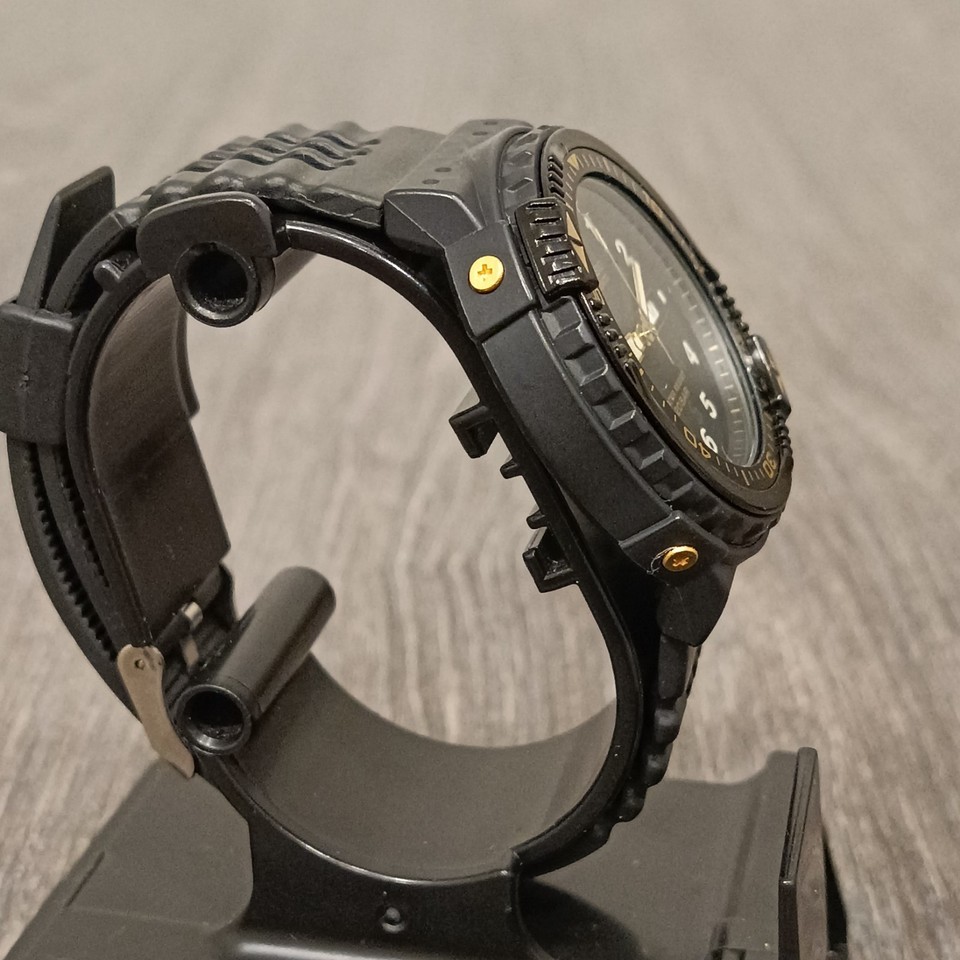 RARE! Casio MRD-201WS (709) Vintage Men's Gold/Black Diver Watch NEW ...