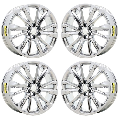 20" BUICK ENCLAVE PVD BRIGHT CHROME WHEELS-C RIMS FACTORY OEM 14070 ...