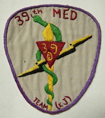 Vietnam War 39th Medical Company In Country Made Patch - US Army J | eBay