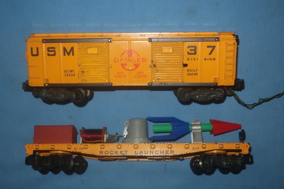 American Flyer #25056 USM Boxcar & Rocket Launcher Combo for Defender ...