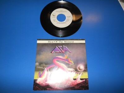 80's 45 RPM Records ASIA ASIA / Heat Of The Moment / Picture Sleeve | eBay