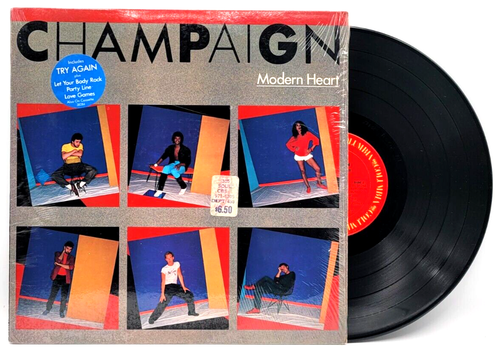 CHAMPAIGN - MODERN HEART - SOUL LP *IN SHRINK* *HYPE STICKER* | eBay