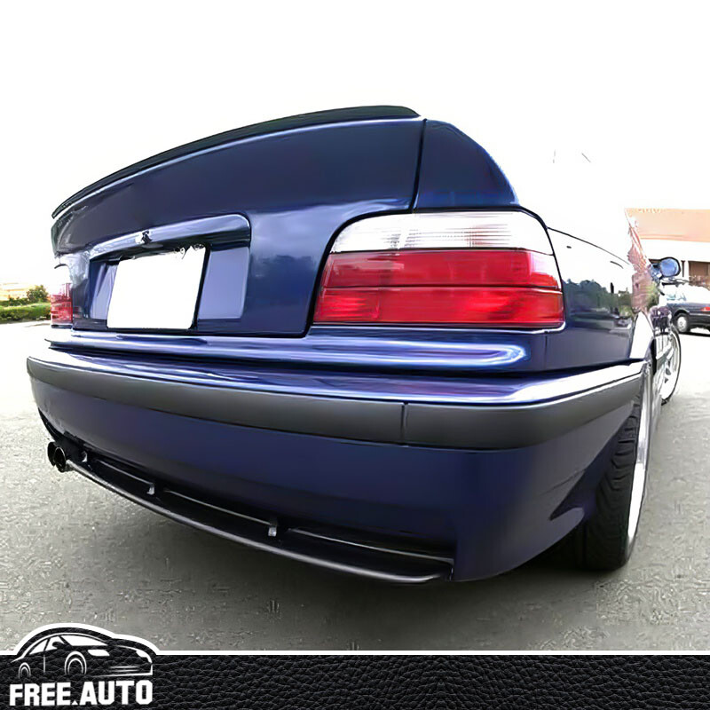 Fits 92-98 BMW E36 Rear Bumper Lip Diffuser Valance OE M3 Style ...