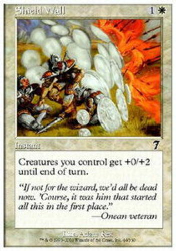 MTG magic cards 1x Shield Wall - Foil 7th Edition NM-Mint, English | eBay