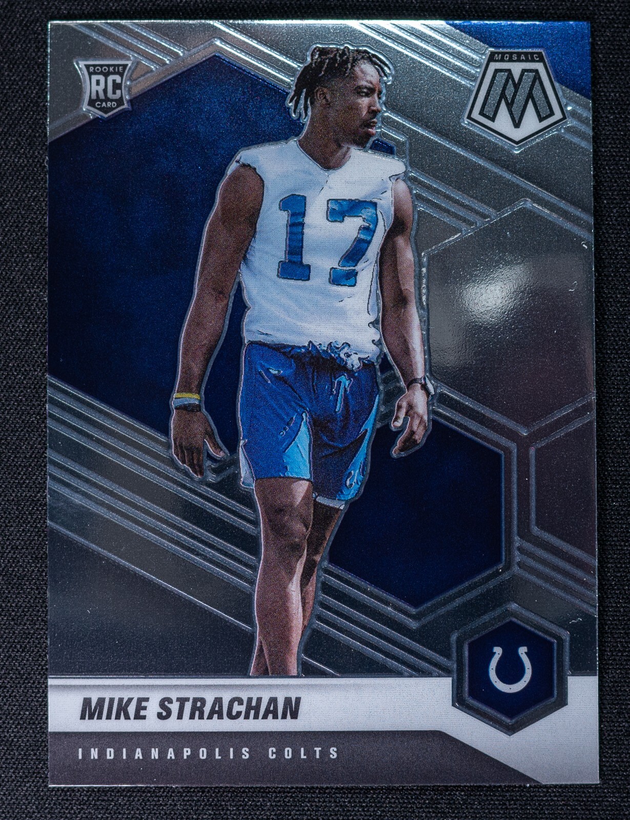 2021 PANINI MOSAIC MIKE STRACHAN ROOKIE RC #397 - INDIANAPOLIS COLTS | eBay