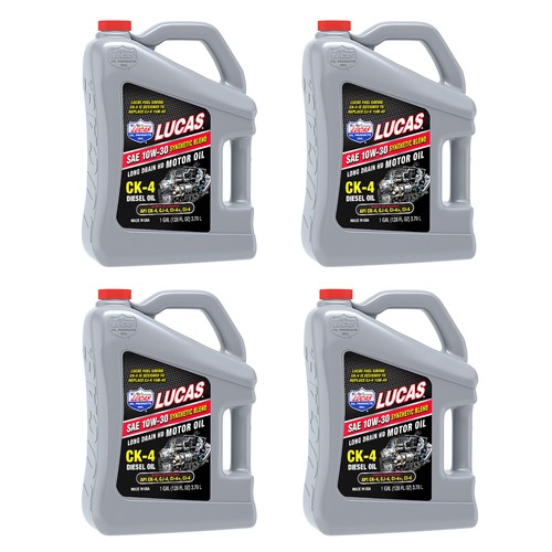 Lucas Oil 10282 Heavy Duty 10W-30 CK-4 Diesel Motor Oil Synthetic 1 Gal ...
