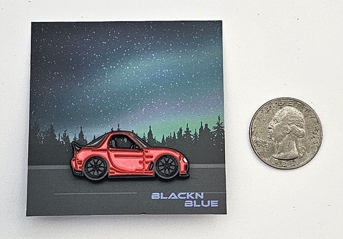 BlackN Blue: Mazda RX-7 FD Limited Edition Enamel Pin #27/50 | eBay