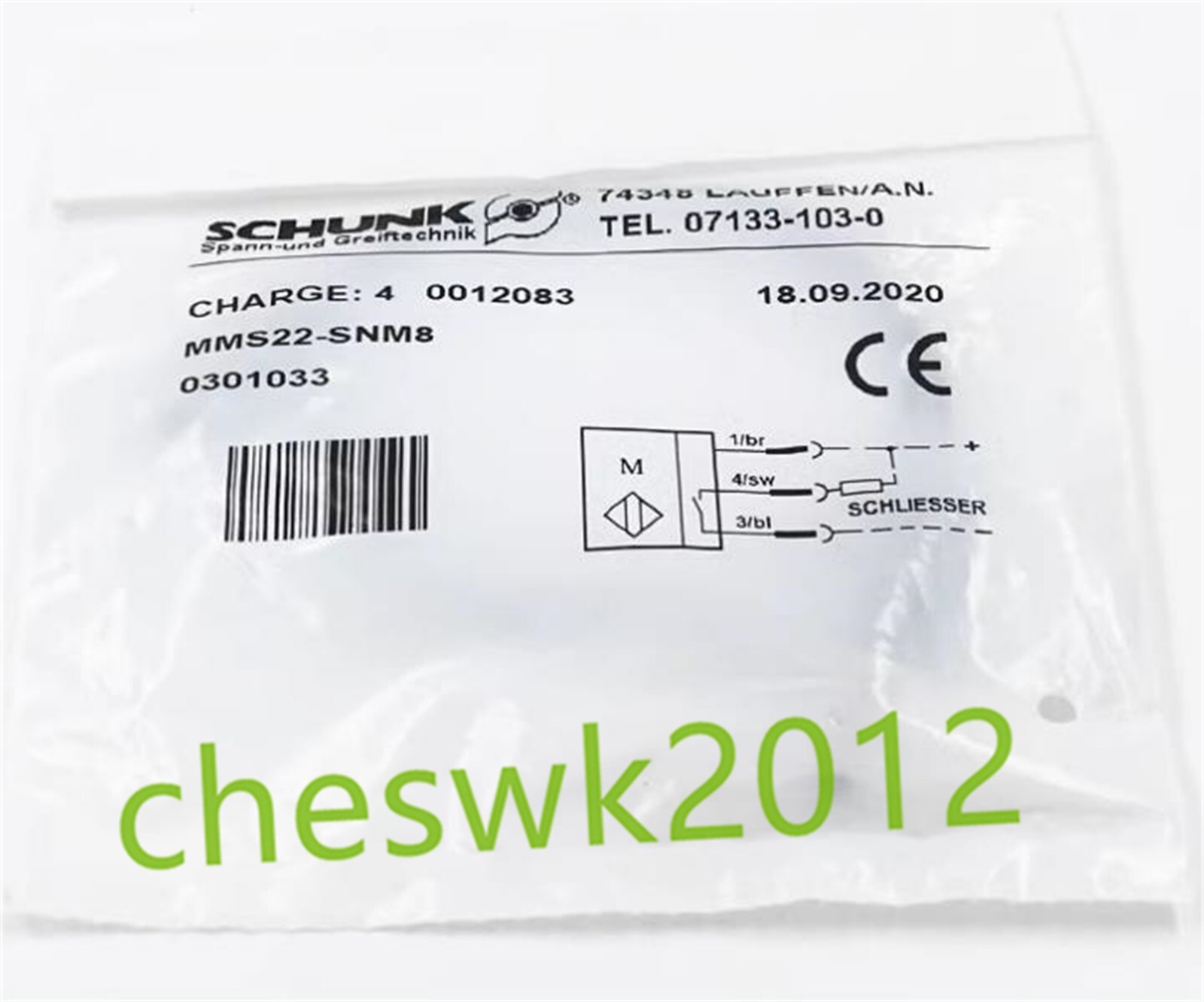 1 PCS NEW IN BOX SCHUNK cylinder magnetic switch sensor MMS22-SNM8 ...