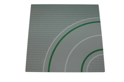 Lego® Street Base Plate Pad 32x32 Curve with Footway GREY | eBay
