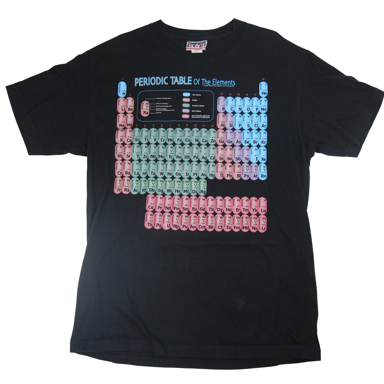 Vintage Periodic Table of Elements Graphic T Shirt - Gem