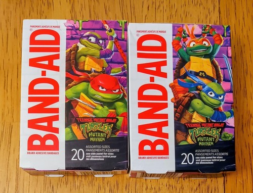 Teenage Mutant Ninja Turtles Band-Aid 20 Count Assorted Size Bandages ...