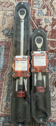 Craftsman Clicker Style Microtork Wrench Set New 1/2in And 3/8in | eBay