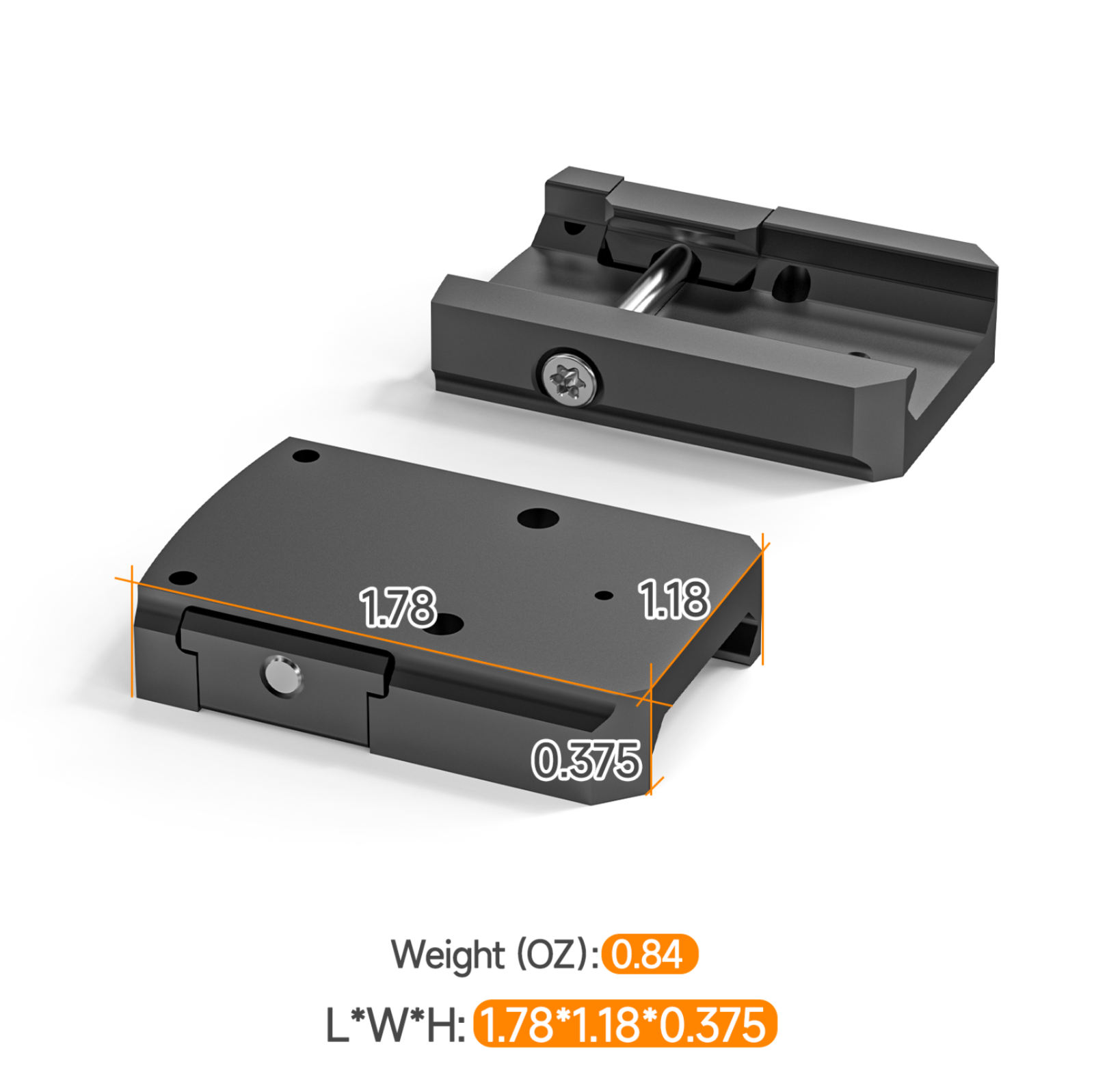 EPN RMR/RMSc Mounting Plate for Pistol,Red Dot Sight Adapter Compatible ...