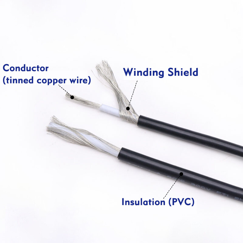 Single Core Screened Audio Cable Shielded Wire 32AWG 30AWG 28AWG 26AWG ...