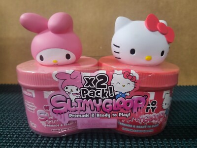 Hello Kitty Slimygloop Cotton Candy & Bubble Gum Scented 2 Pack My ...