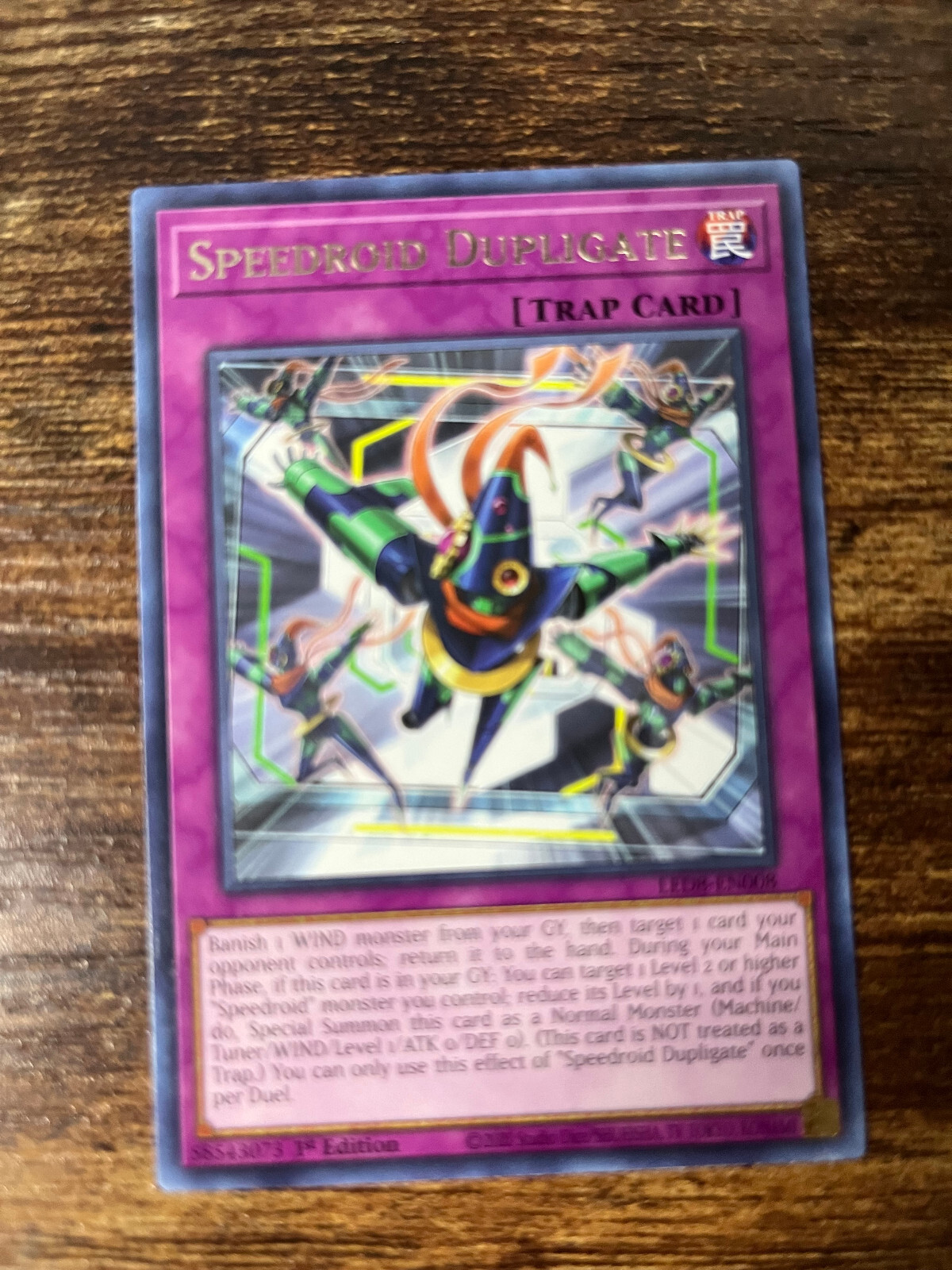 Yugioh! Speedroid Dupligate - LED8-EN008 - Rare - 1st Edition Near Mint ...