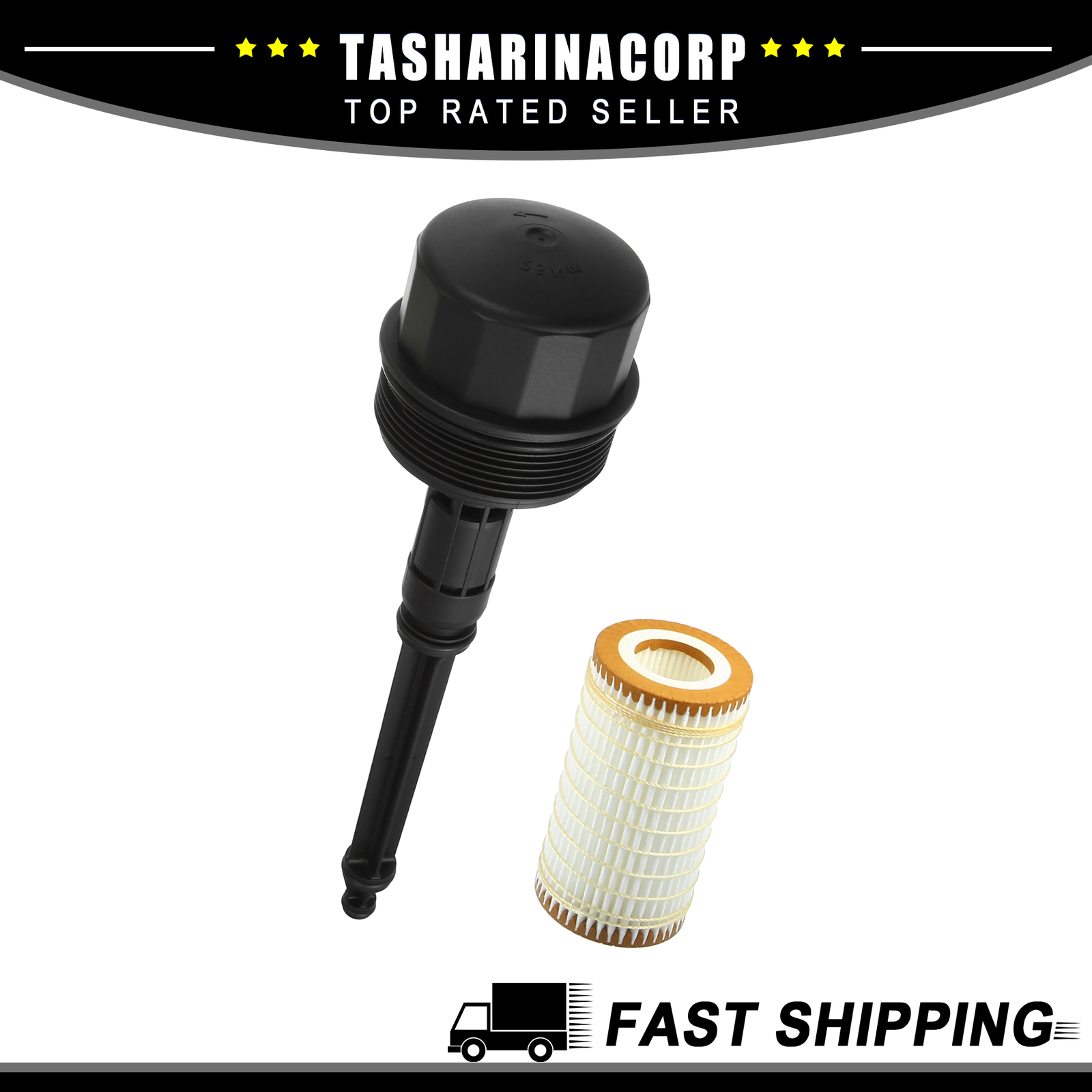Piece of 1 Oil Filter with Housing Cap A1121800710 fit for Mercedes ...