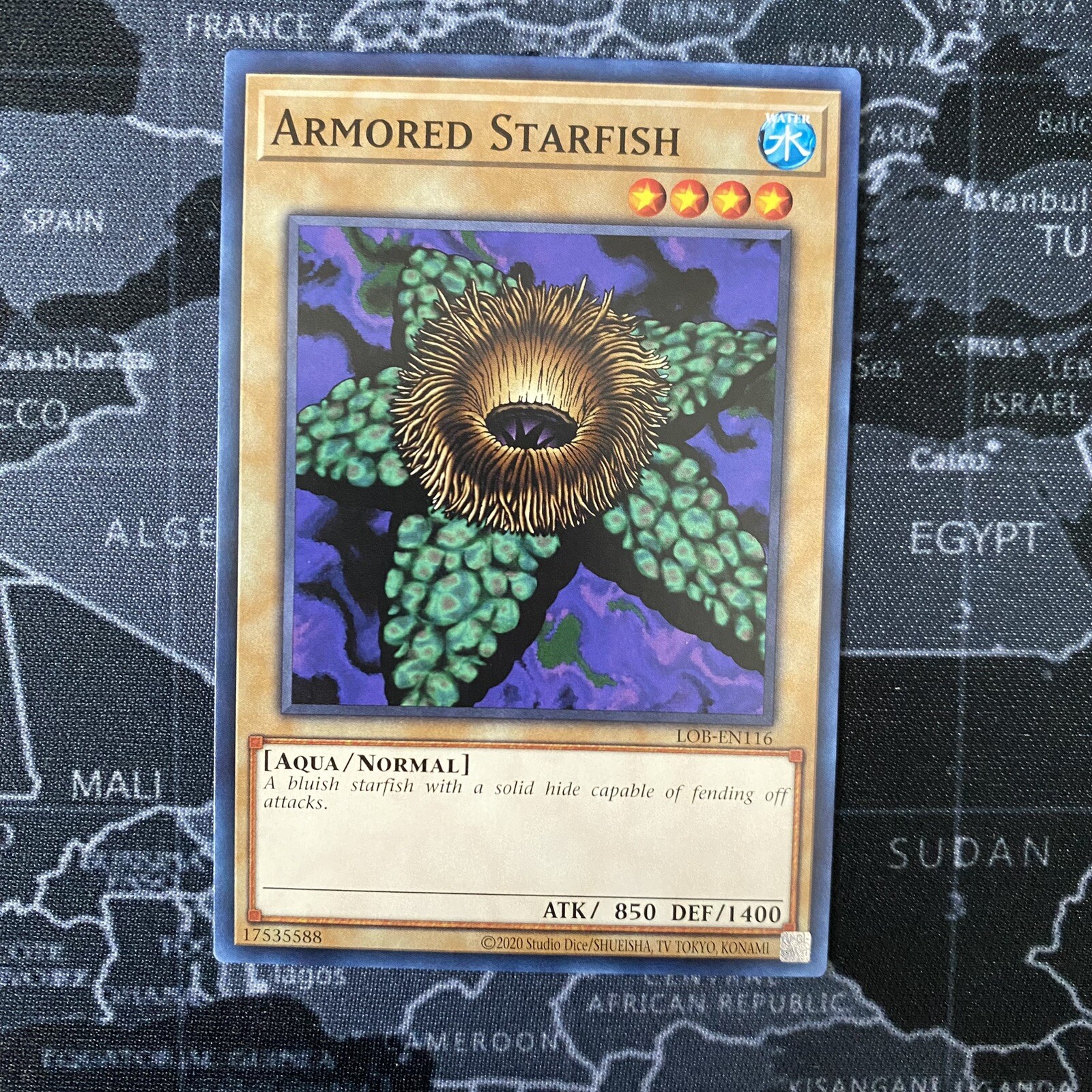Yu-Gi-Oh! TCG Armored Starfish Never Played Near Mint LOB-EN116 | eBay