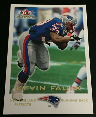 2000 Fleer Focus KEVIN FAULK #102 football card ~ New England Patriots ...