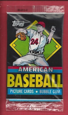 1988 Topps UK Mini American Baseball Unopened Pack | eBay