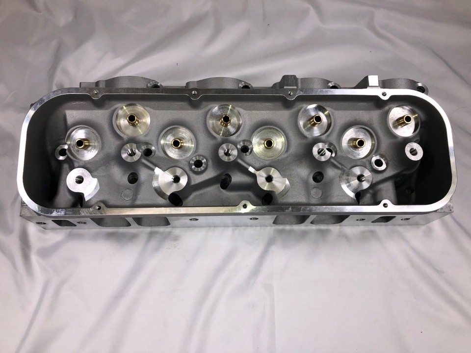 Big Block Chevy BBC 454 Rectangle Port Bare Aluminum Cylinder Heads ...