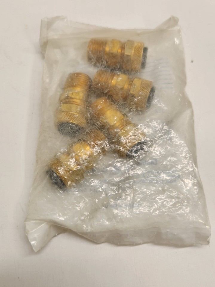 LOT OF (5) NEW IN BAG! BARNES POLY-TITE MALE TUBE CONNECTOR 11428 | eBay
