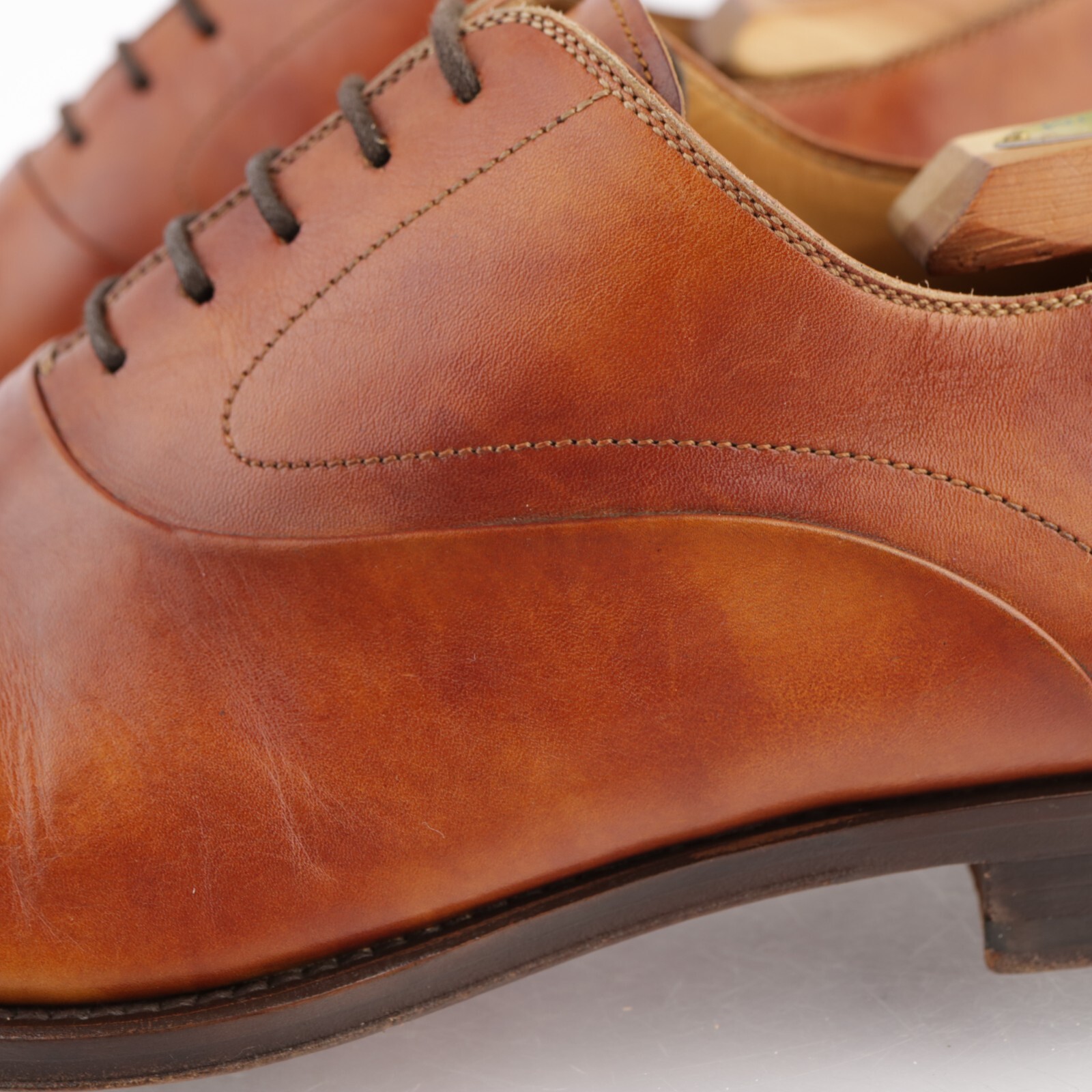 Magnanni Men's Saffron Oxford Size 8.5 Cap Toe Dress Shoe Tan Brown ...