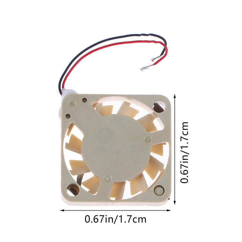 1Pc 1703 1.7cm 5V 3.3V Micro Uav Cooling Fan UF3H3-700 2Wires Bare ...